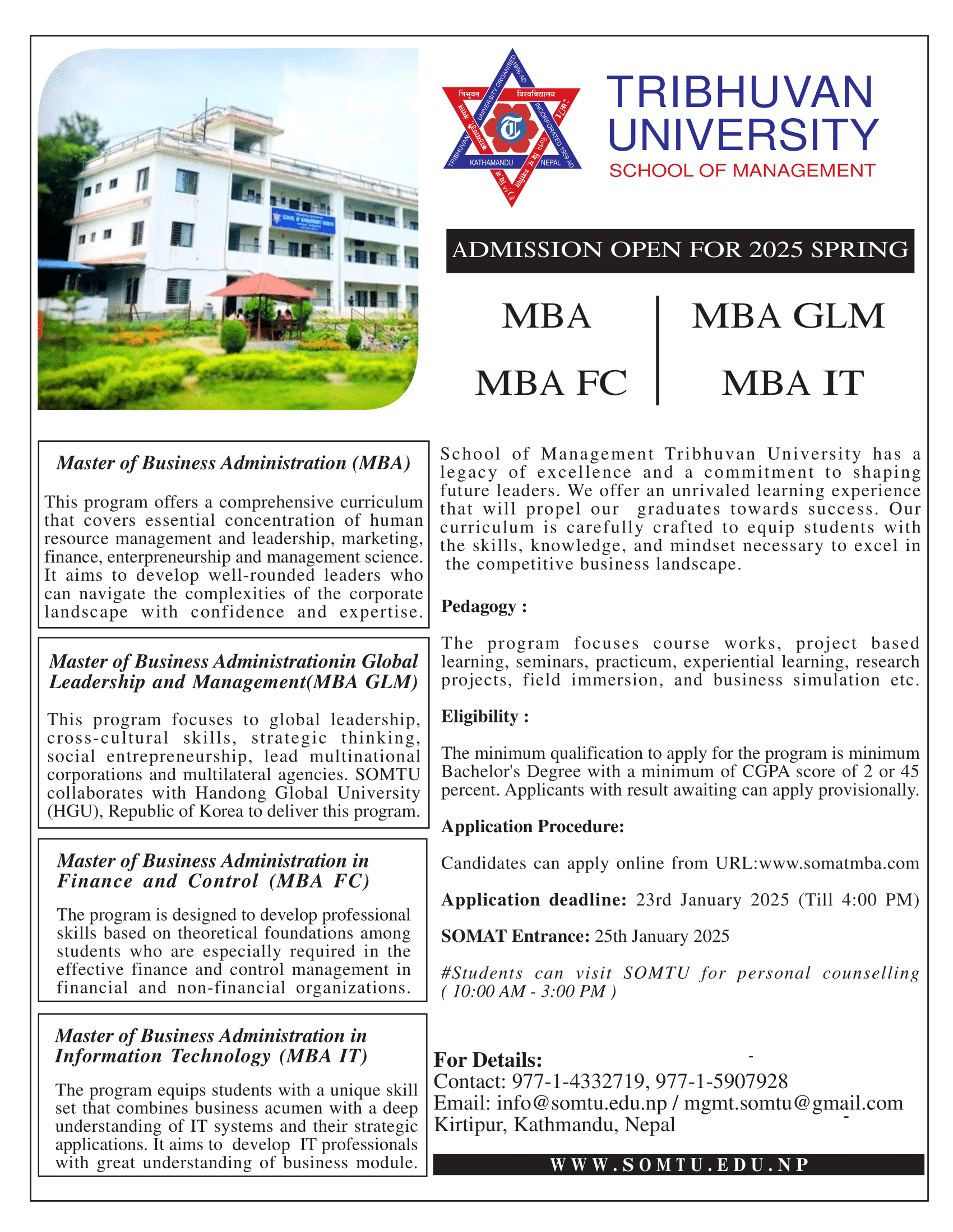 KUMAT for MBA in Nepal – MKS Education